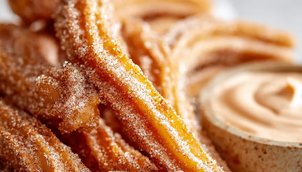 🎃 Pumpkin-Spiced Churros with Cinnamon Cream Cheese Dip