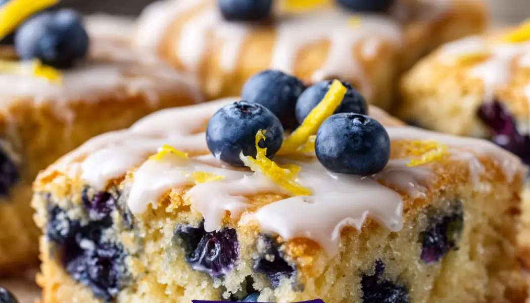 Luscious Blueberry Lemon Cookie Bars with White Chocolate Drizzle: Your ...