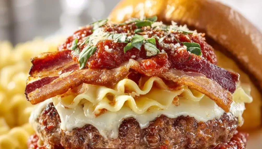 Bacon Lasagna Burger Recipe: A Bold, Layered Masterpiece for Burger Lovers